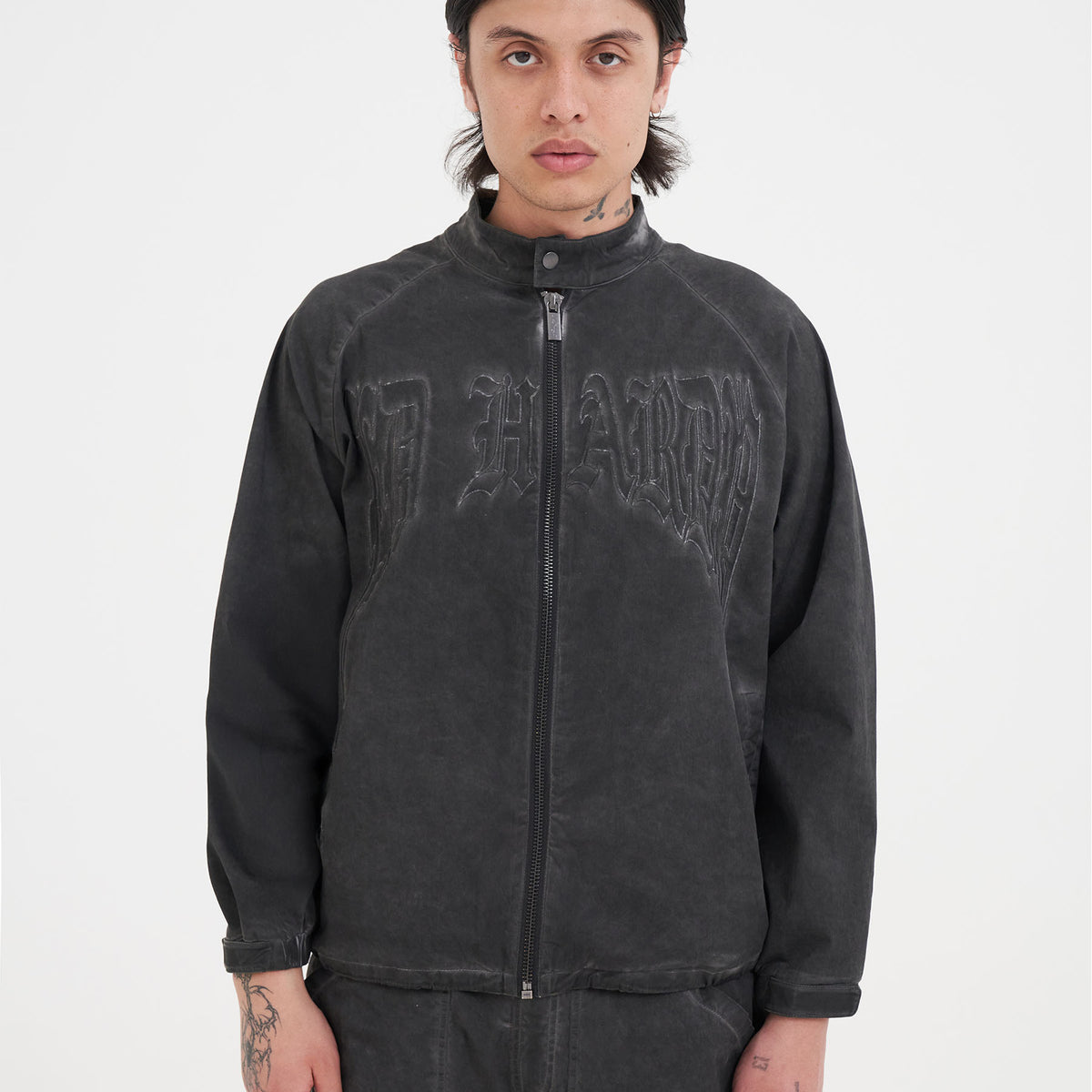 Mens Snake And Angel Track Jacket - Grey – Ed Hardy Europe
