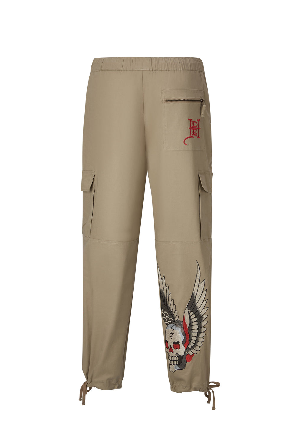 Destiny Skull Wings Cargo Pant-Pebble | Cargo Pants | Ed Hardy UK – Ed ...